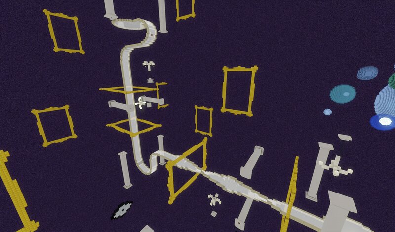 Abstract Dimension Hunt Minecraft Map