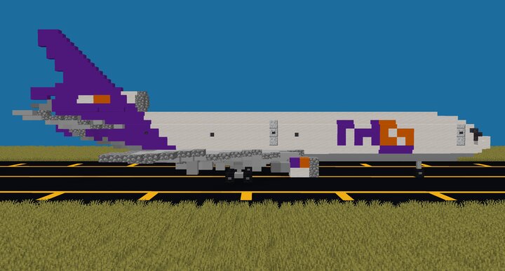 FedEx McDonnell Douglas DC-10-30F [1:1] Minecraft Map