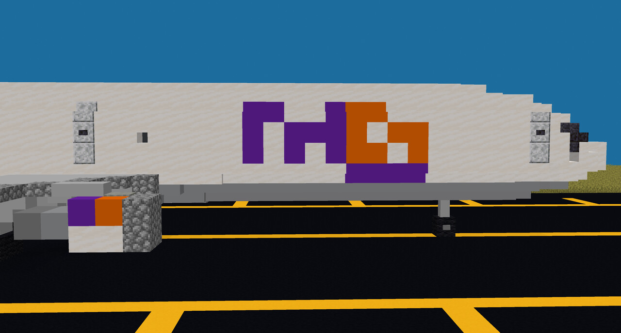 FedEx McDonnell Douglas DC-10-30F [1:1] Minecraft Map
