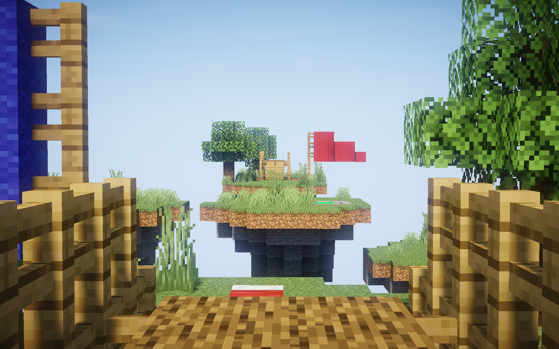 Nature - Bedwars Duels map + FREE DOWNLOAD Minecraft Map