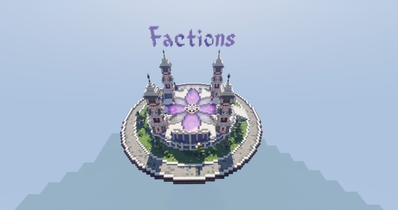 Purple Factions Spawn Minecraft Map