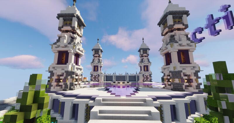 Purple Factions Spawn Minecraft Map