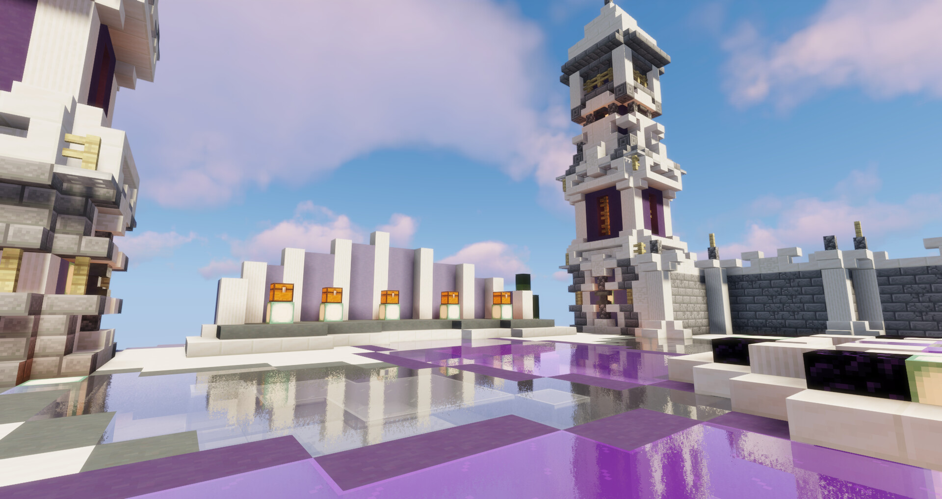 Purple Factions Spawn Minecraft Map
