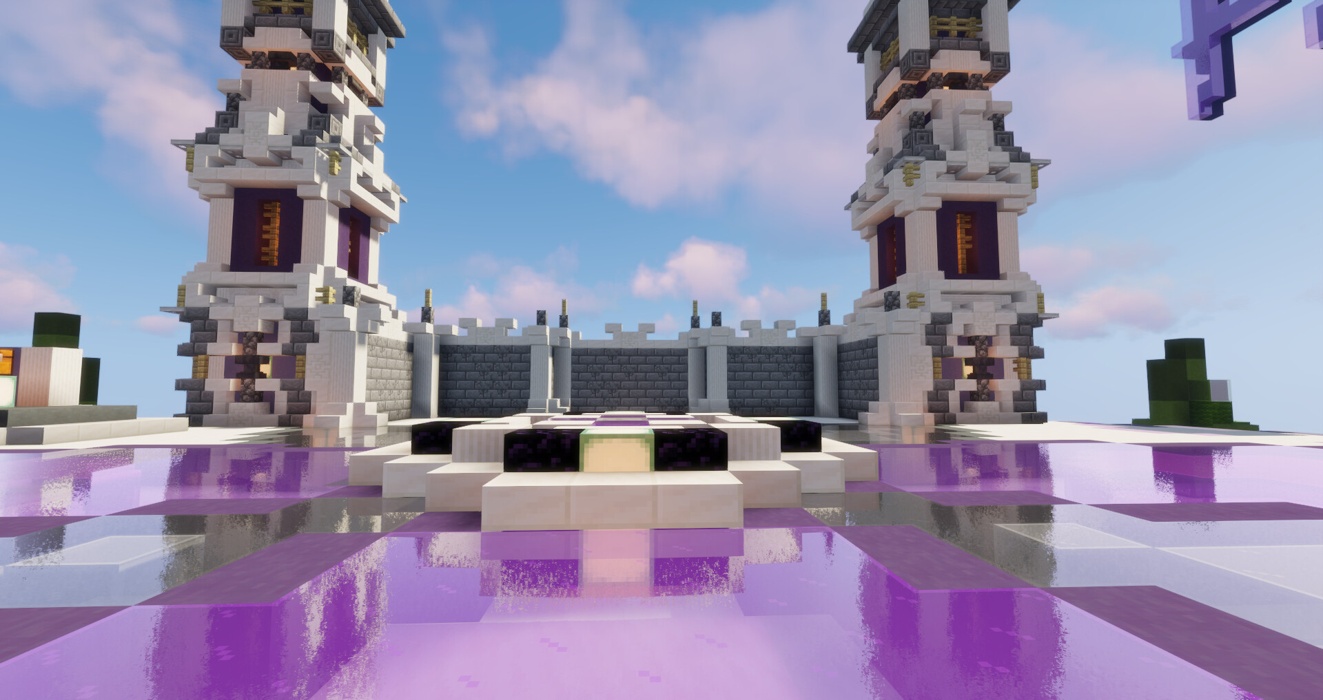 Purple Factions Spawn Minecraft Map