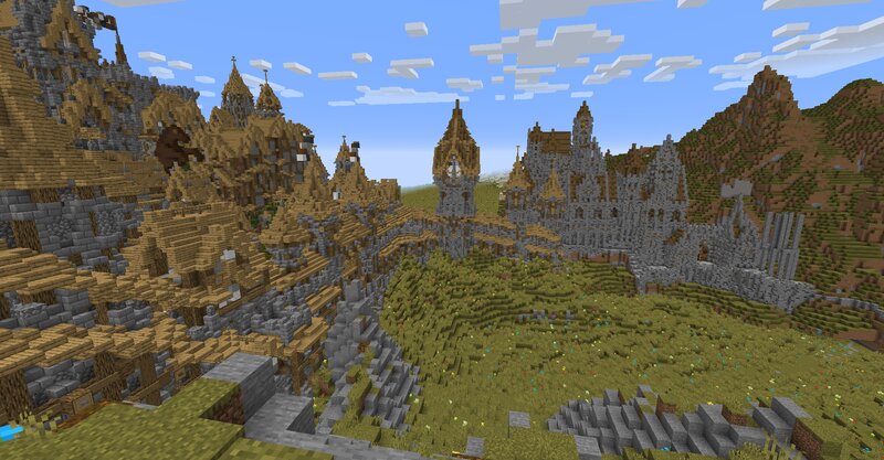 Medieval castle #2; Средневековый замок №2 Minecraft Map