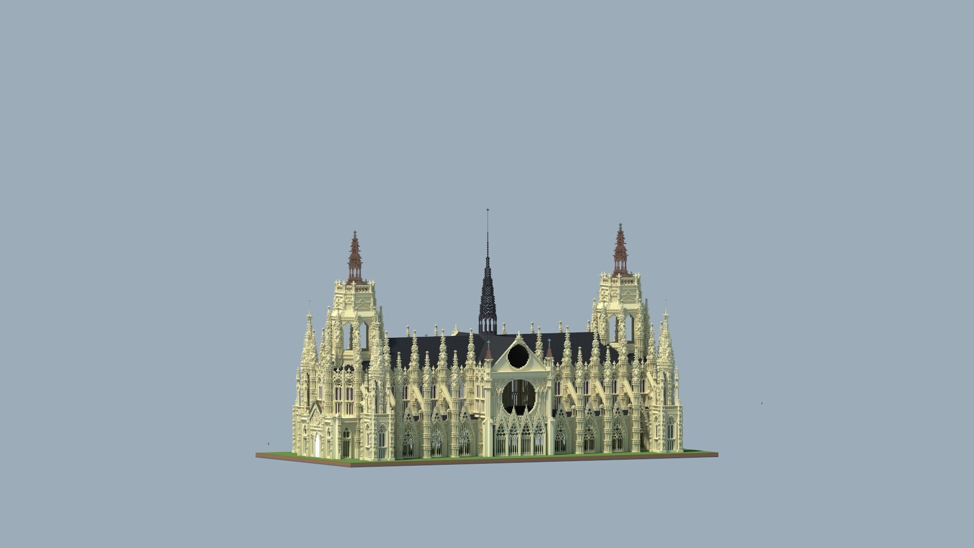Gothic Hall(?) Minecraft Map