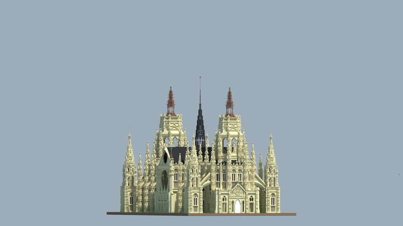 Gothic Hall(?) Minecraft Map