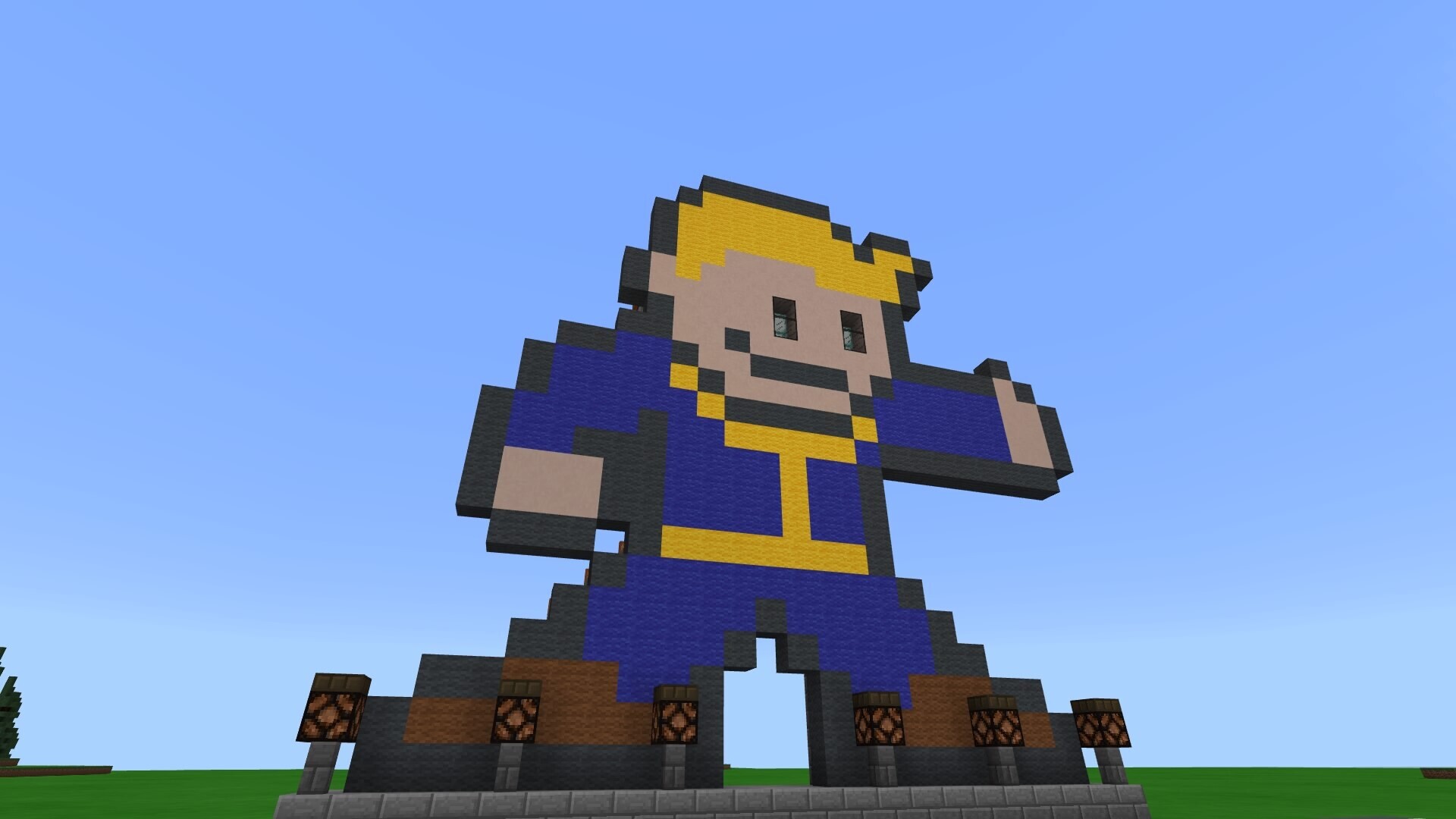 Fallout Vault Boy road sign Minecraft Map