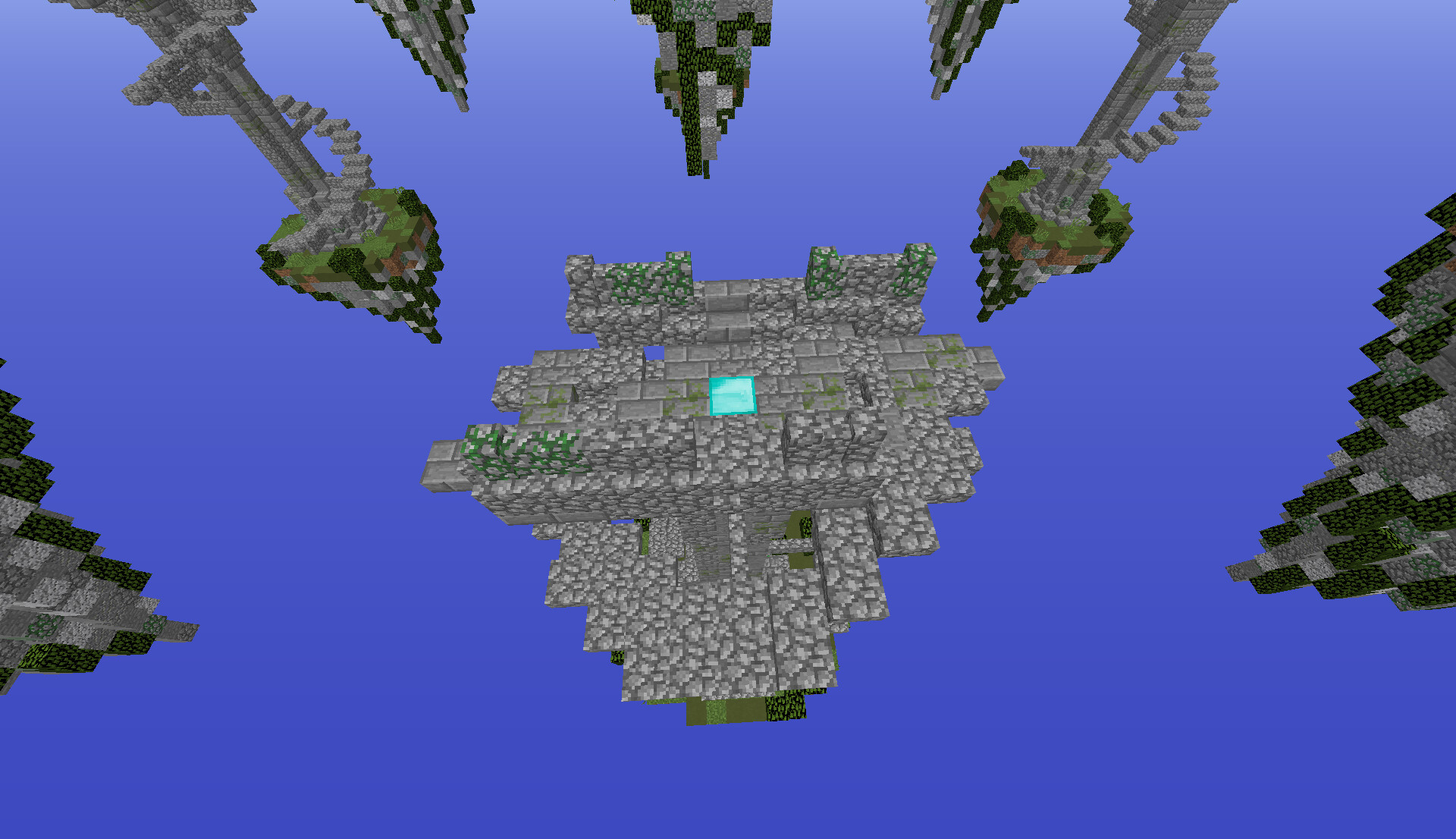 Mushroom 4x4 or 4x3 Bedwars map (Hypixel layout) Minecraft Map