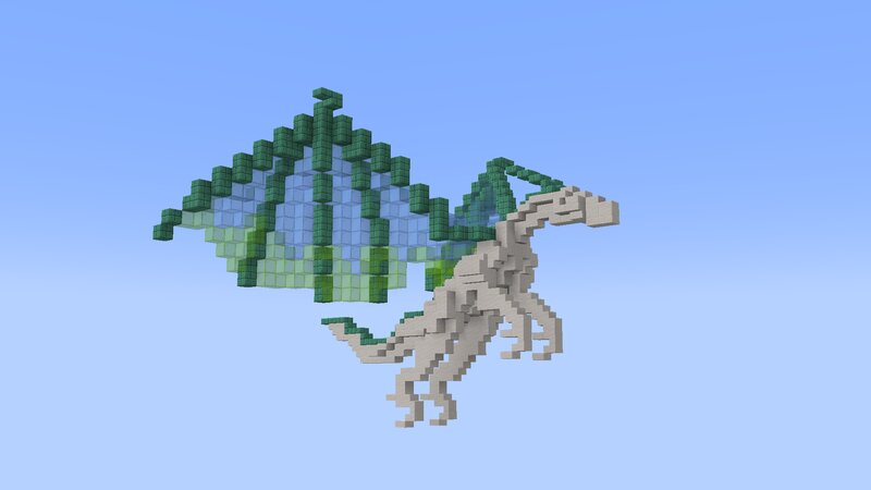 Three simple Dragons Minecraft Map