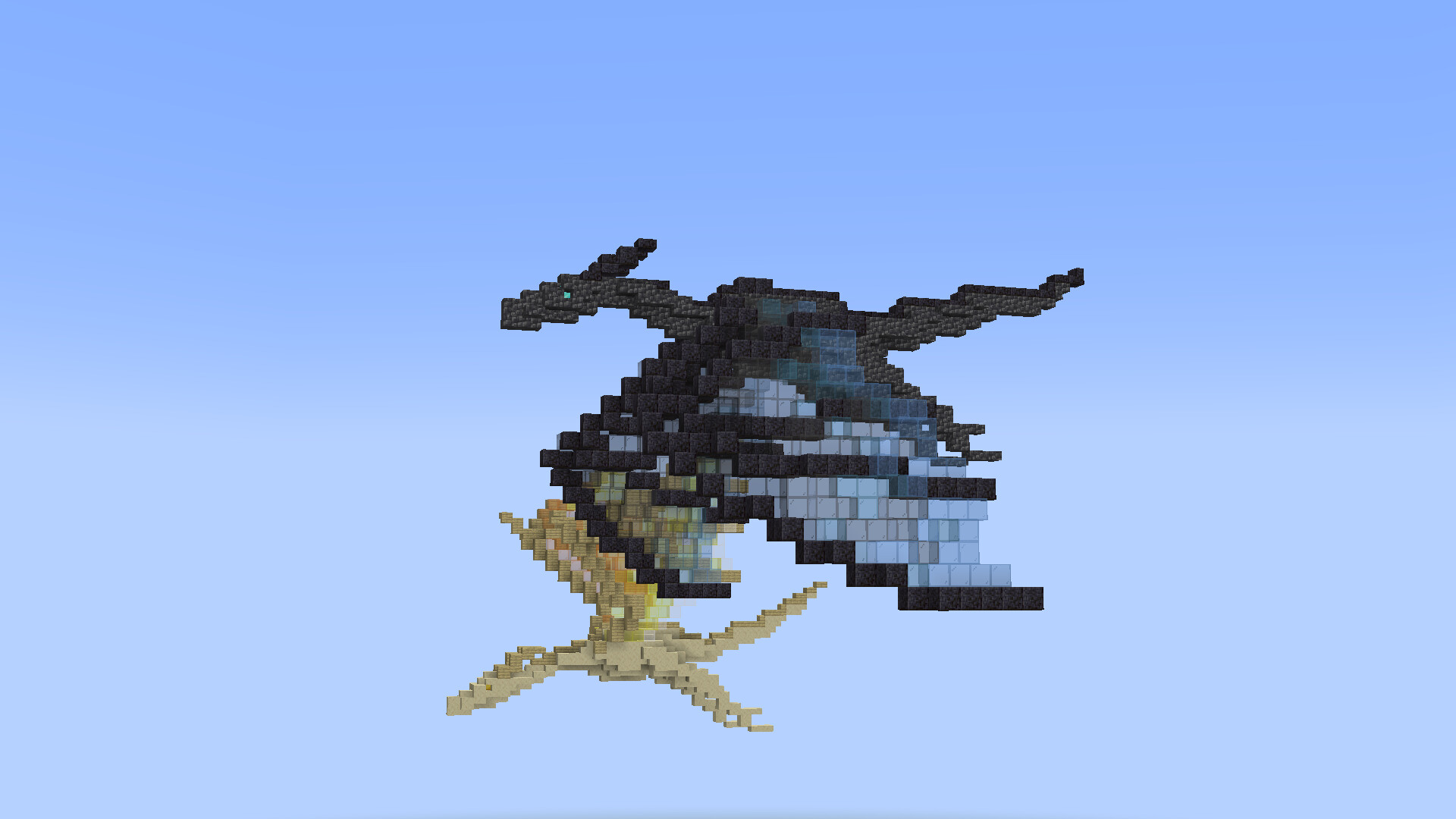 Three simple Dragons Minecraft Map