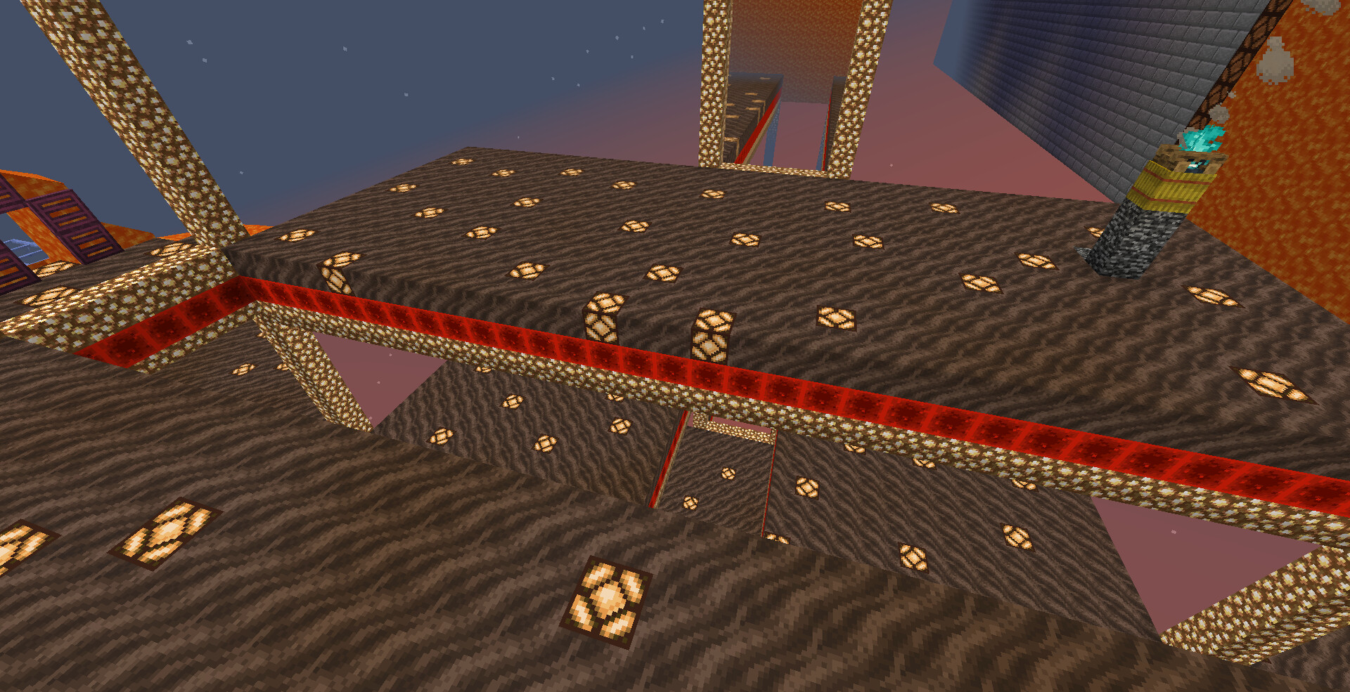 Non-Euclidean Mega Arena Minecraft Map