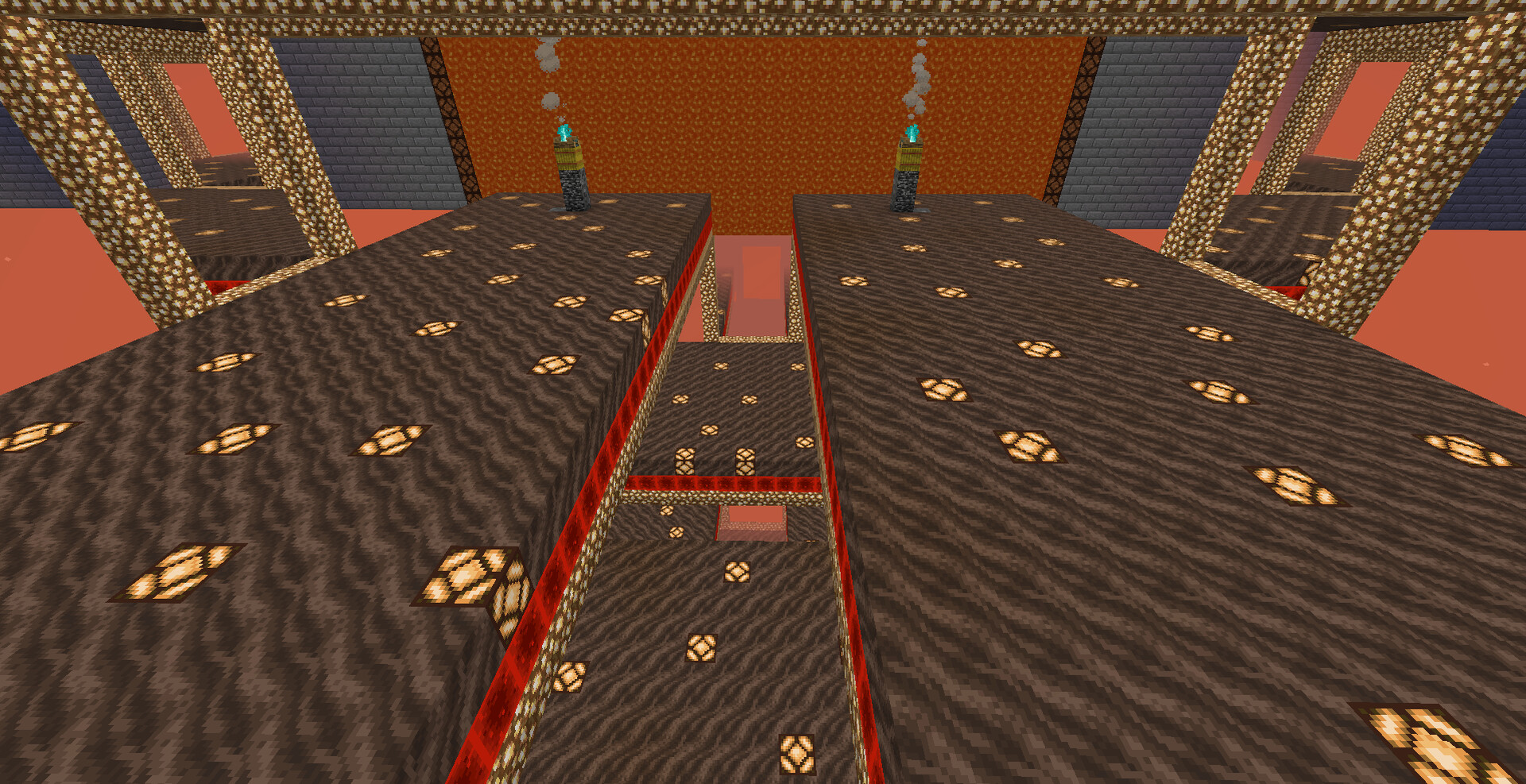 Non-Euclidean Mega Arena Minecraft Map