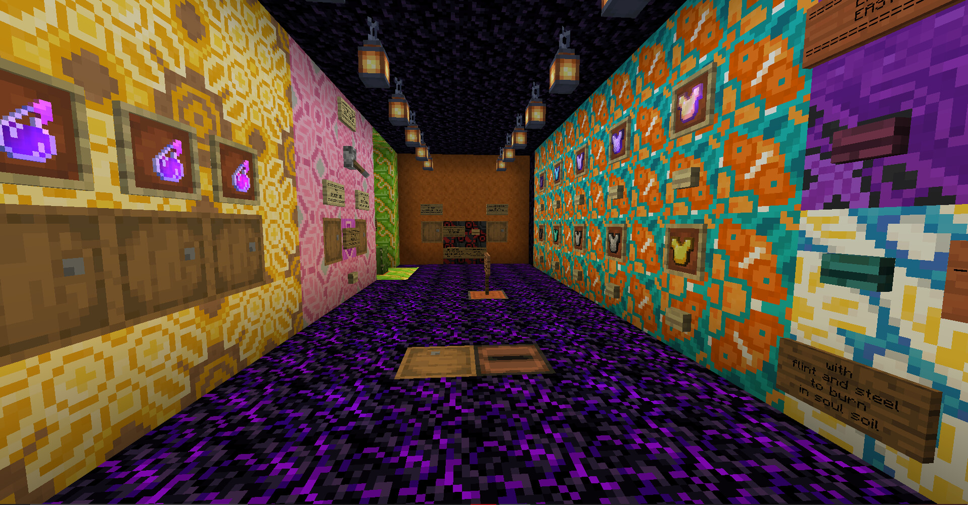 Non-Euclidean Mega Arena Minecraft Map