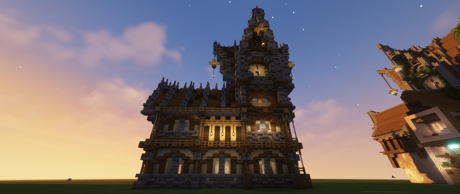 Clock tower rebuild Minecraft Map