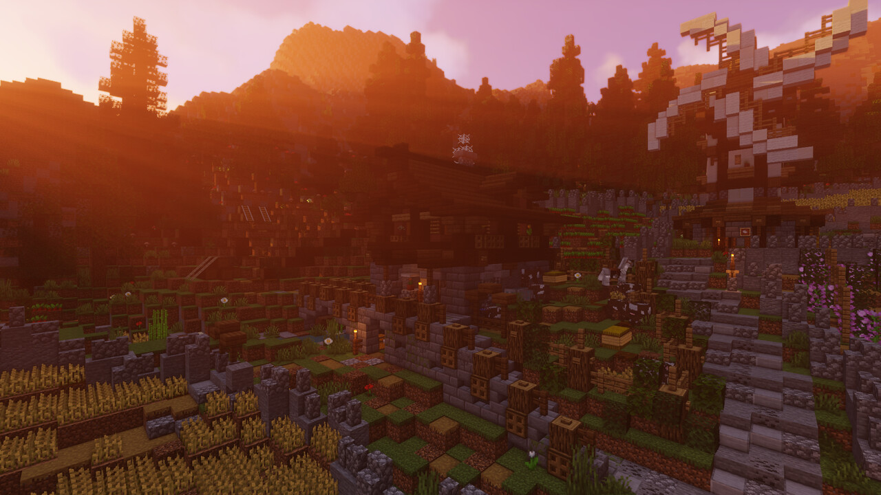 watermill - moulin à eau - Wassermühle Minecraft Map