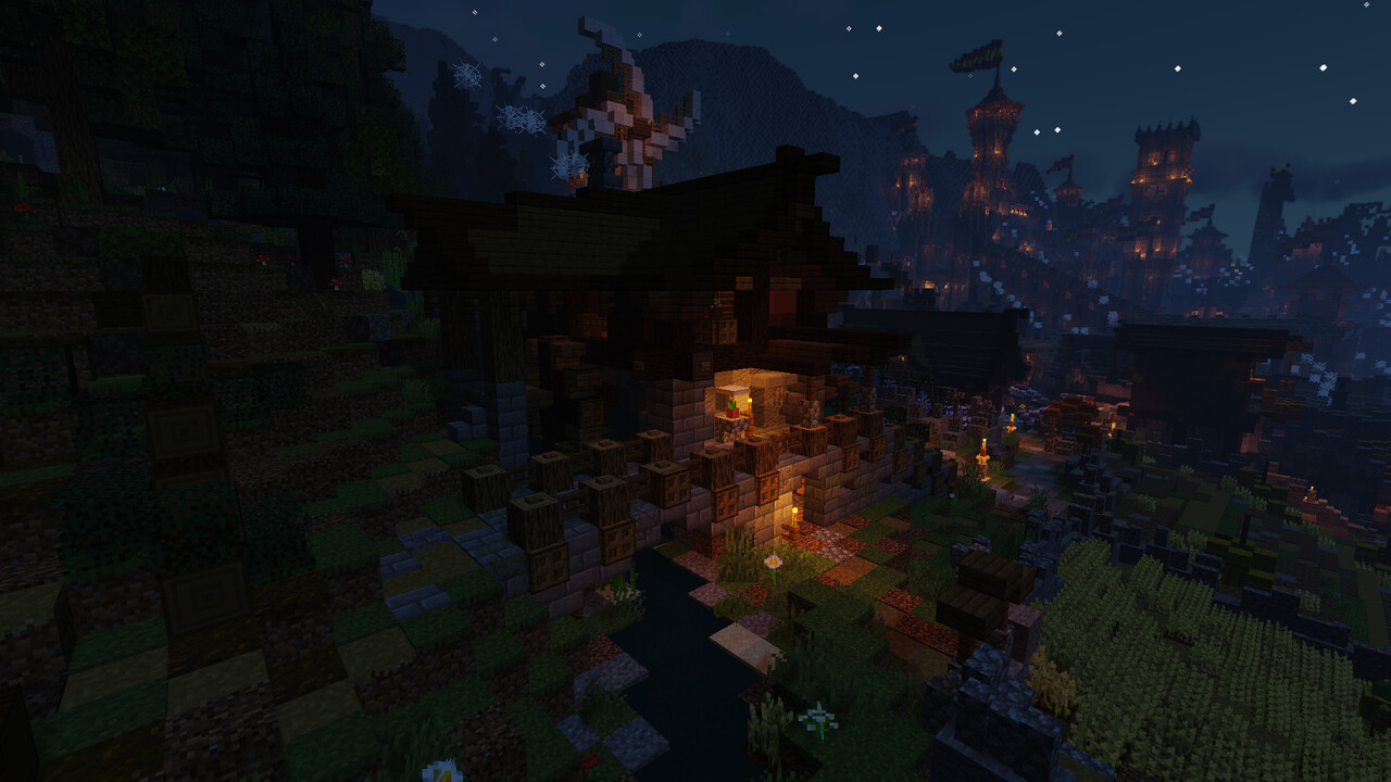 watermill - moulin à eau - Wassermühle Minecraft Map