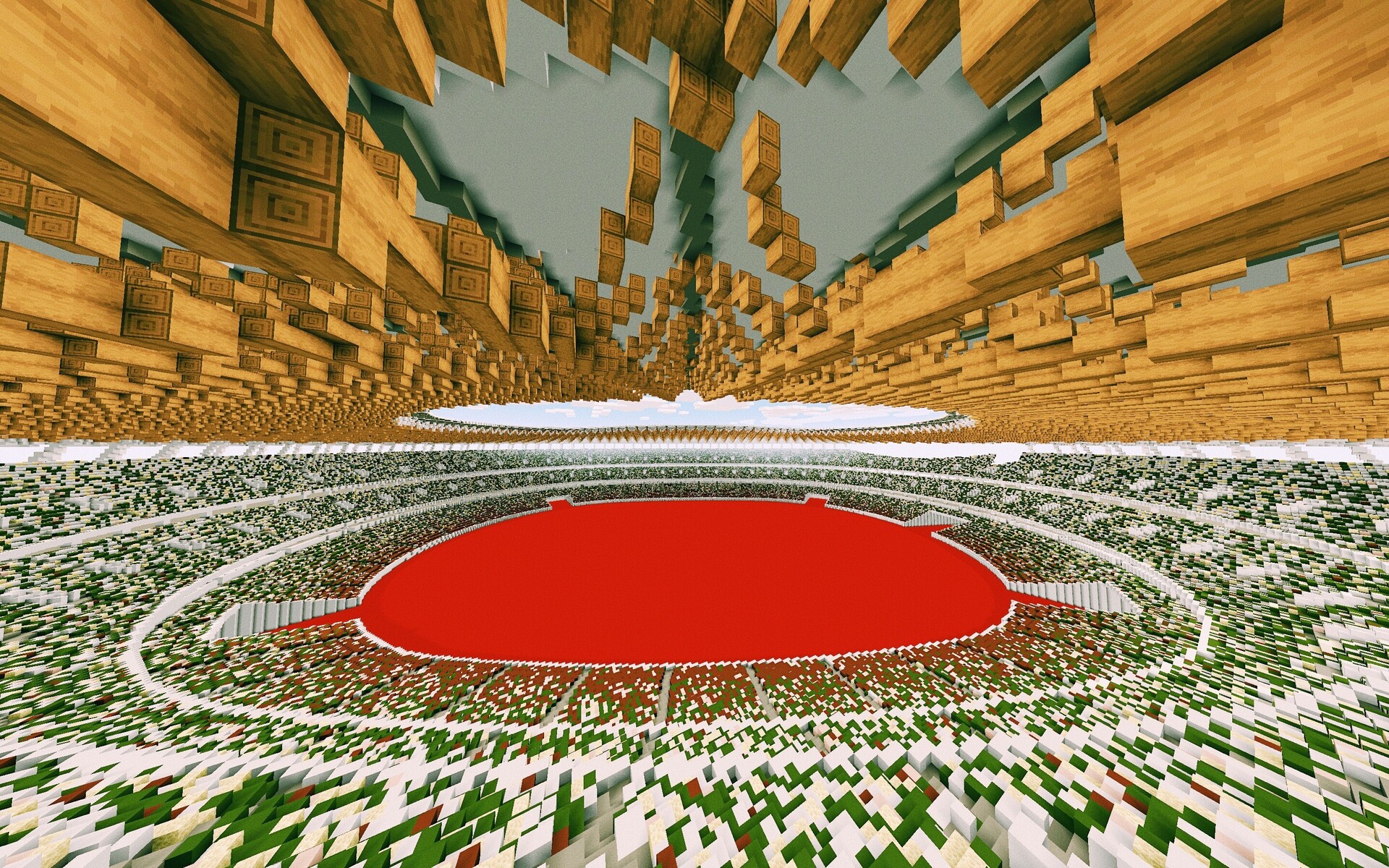 Japan National Stadium : Tokyo 2020 Olympic Stadium Minecraft Map