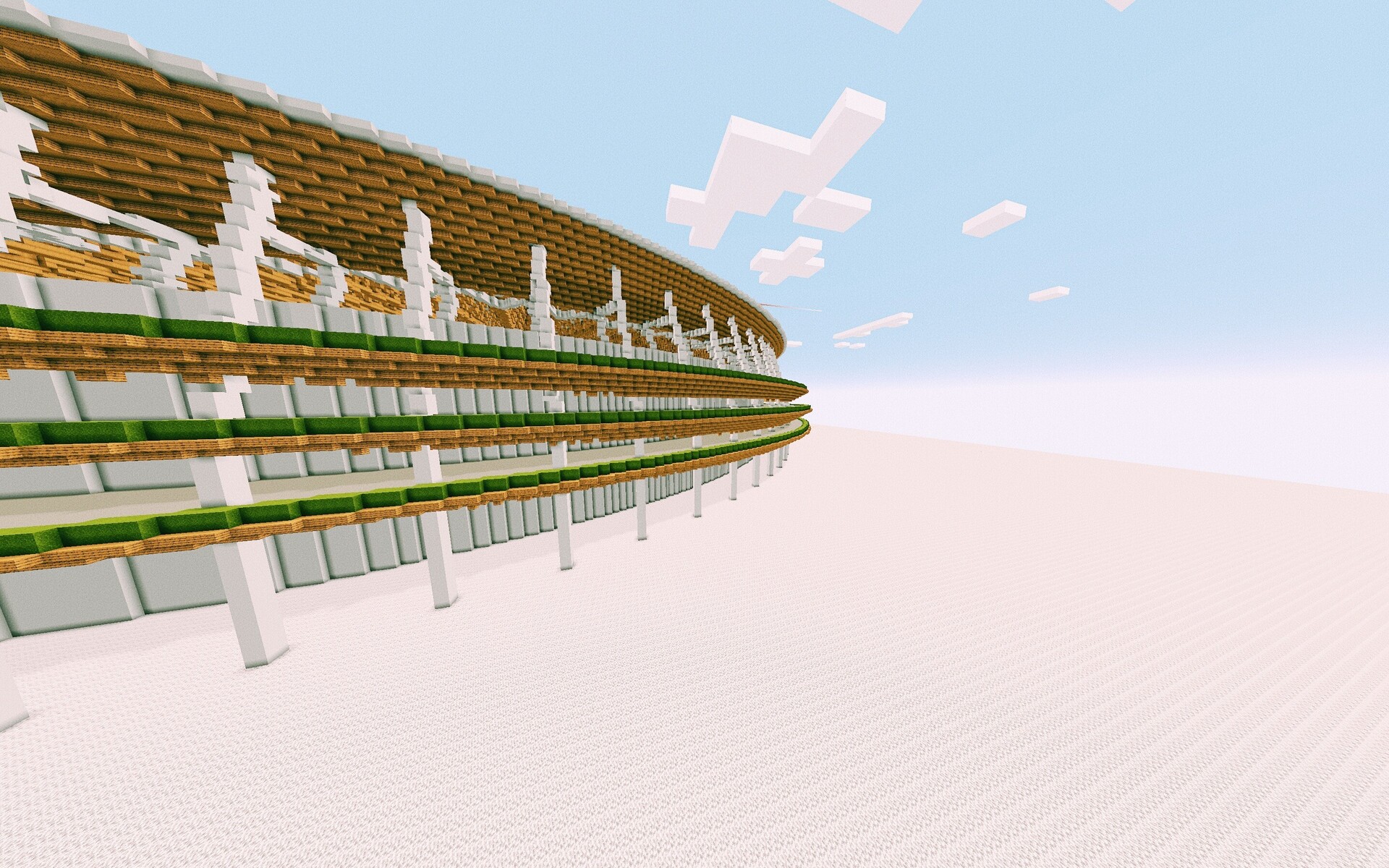 Japan National Stadium : Tokyo 2020 Olympic Stadium Minecraft Map