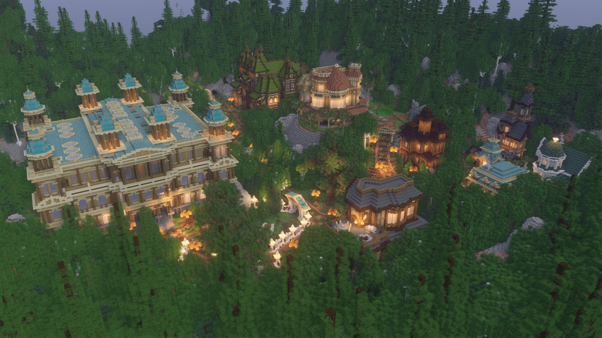 Victorian Suburb Minecraft Map