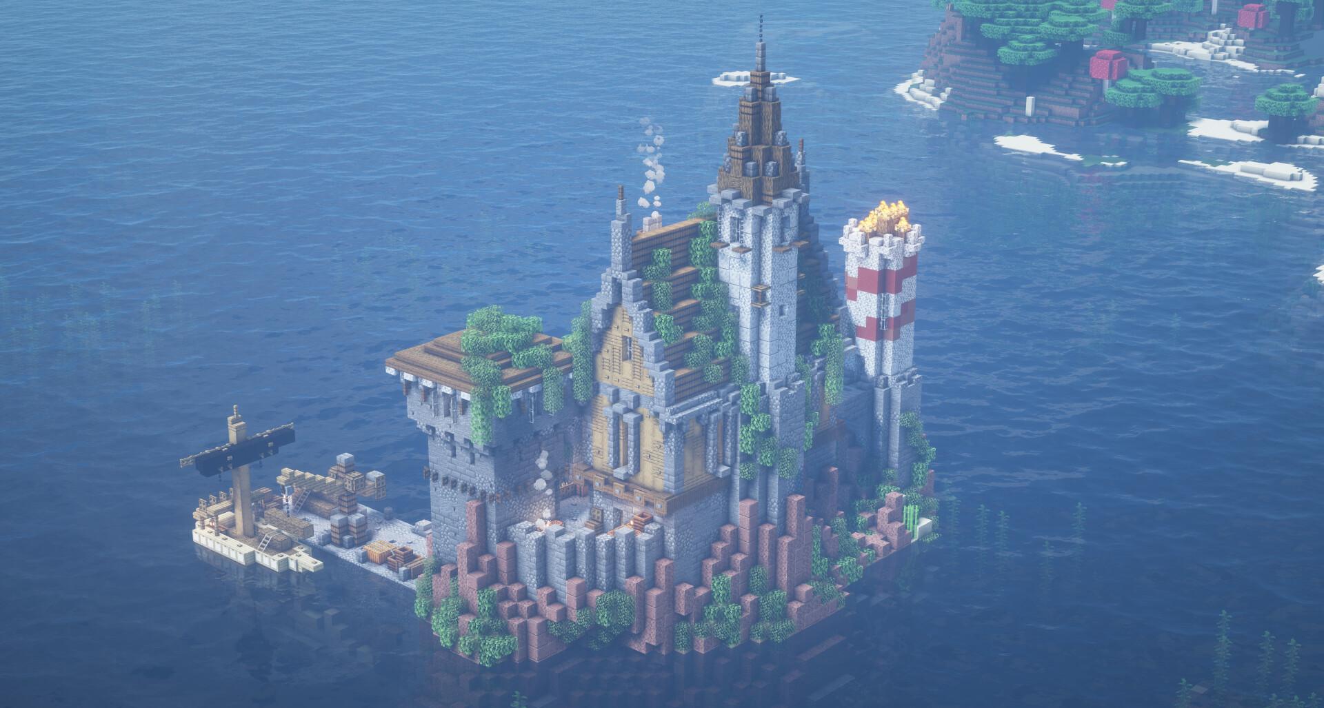Small Island Castle Minecraft Map