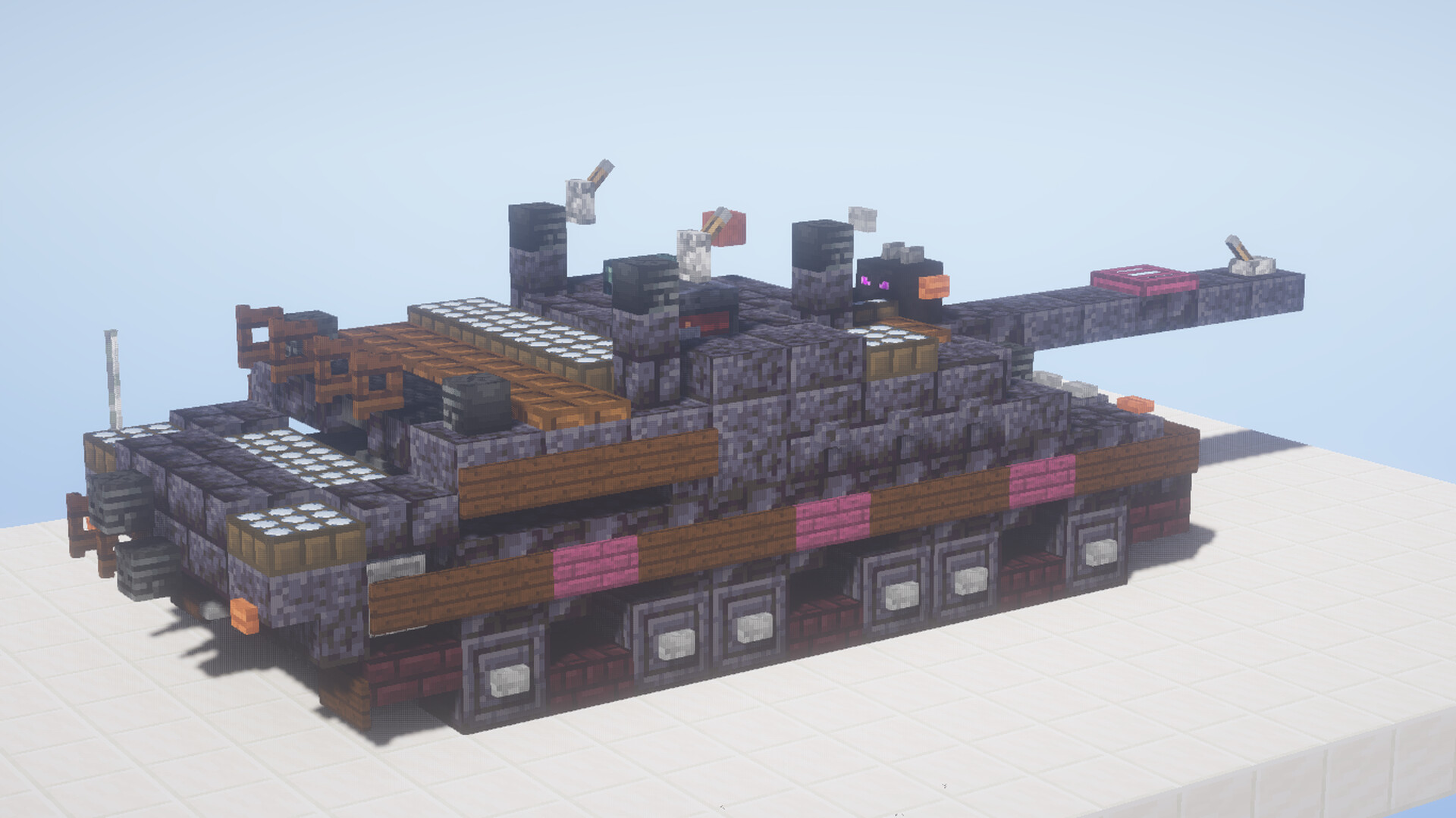 Challenger 2 MBT - Black Night upgrade, 1.5:1 scale Minecraft Map
