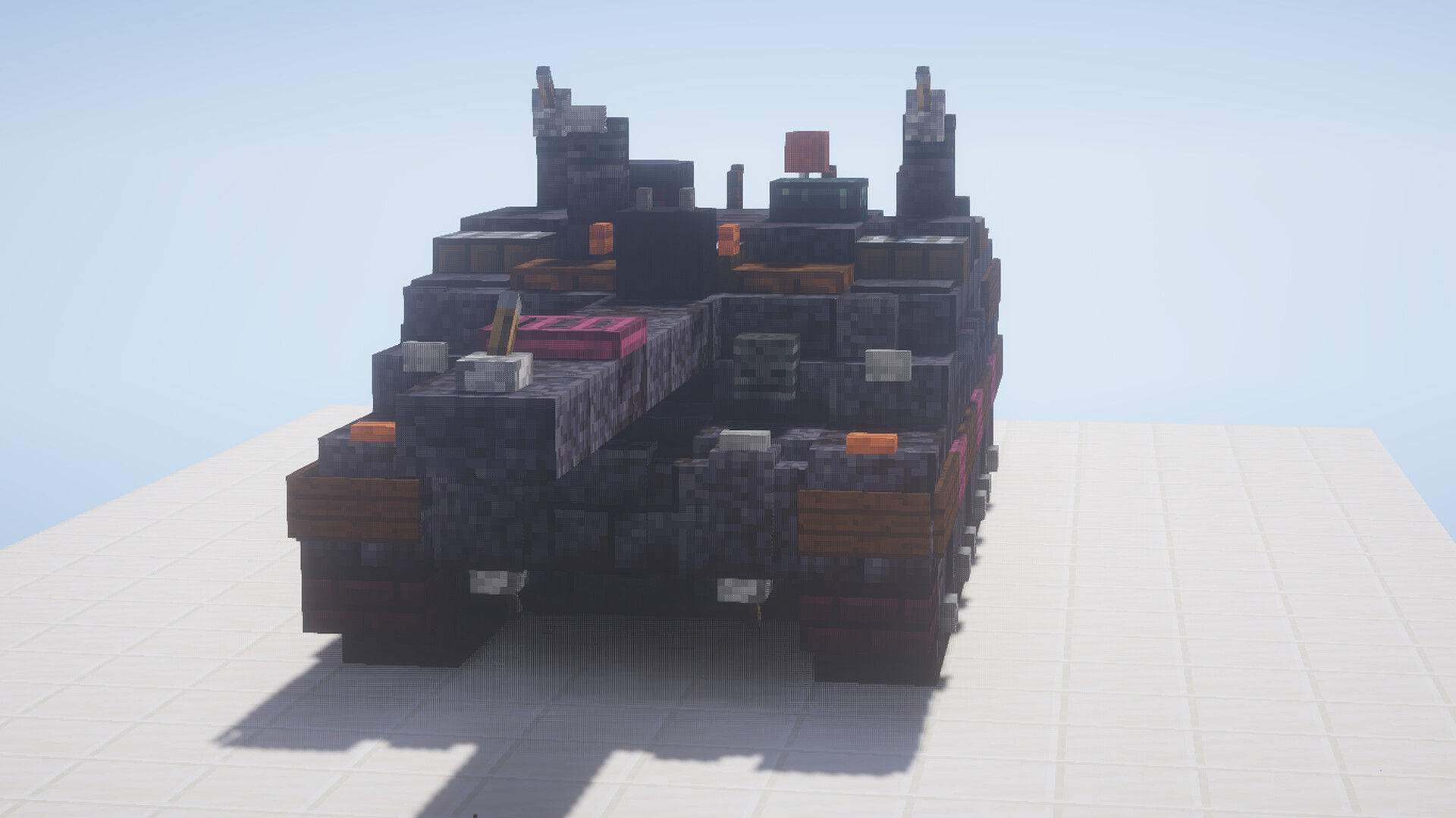 Challenger 2 MBT - Black Night upgrade, 1.5:1 scale Minecraft Map