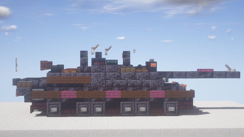 Challenger 2 MBT - Black Night upgrade, 1.5:1 scale Minecraft Map