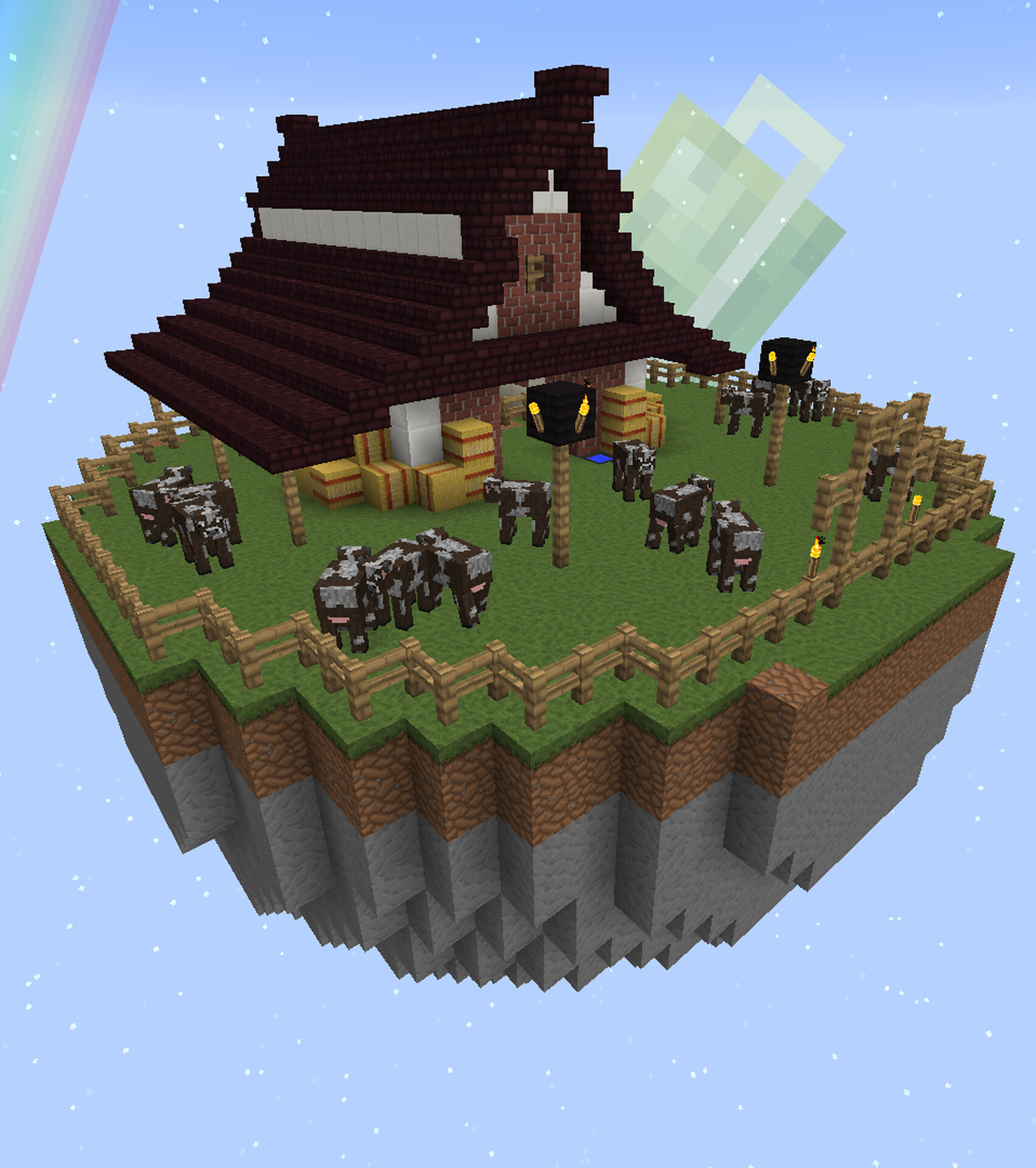 Cow Farm Island Schematic 1.12.2 Minecraft Map