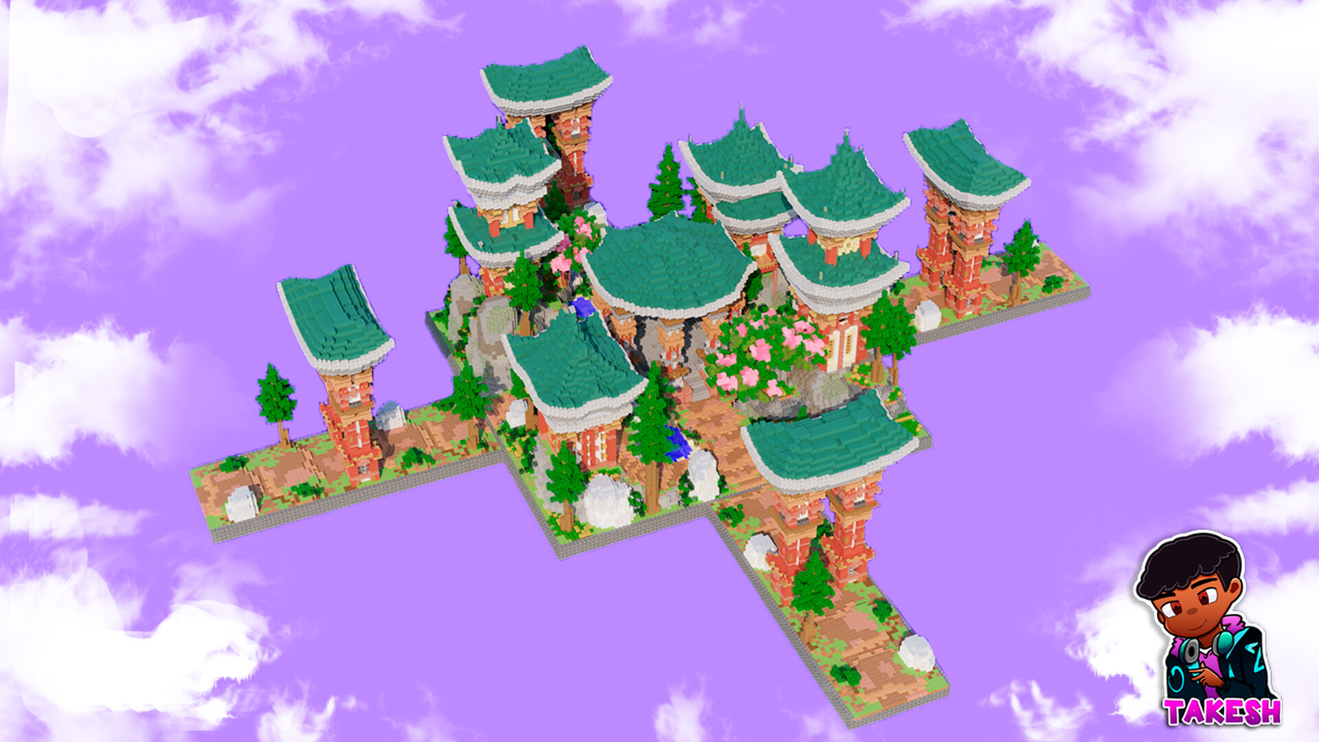 ORIENTAL SPAWN HCF/KITMAP + ROAD Minecraft Map