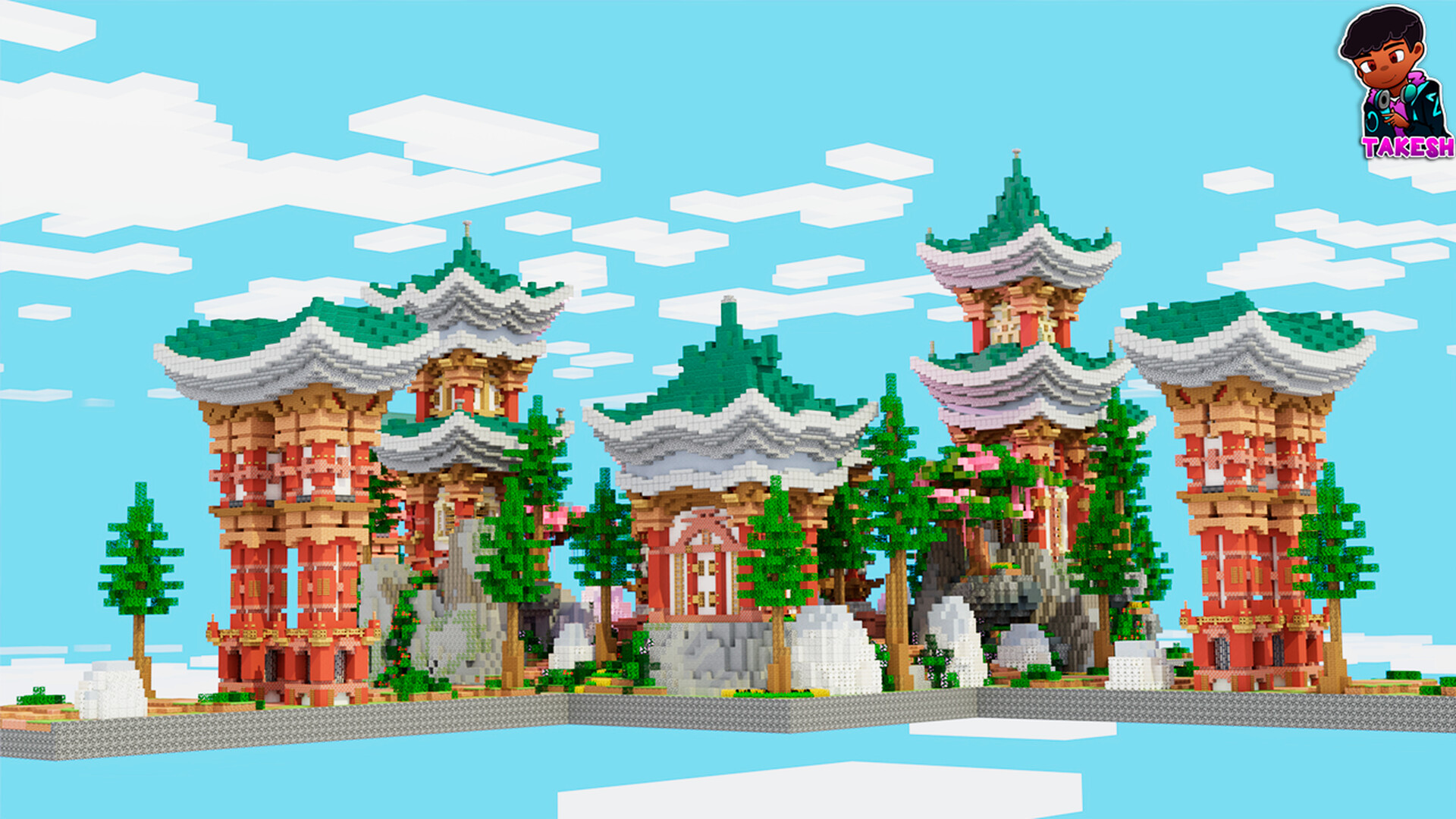 ORIENTAL SPAWN HCF/KITMAP + ROAD Minecraft Map