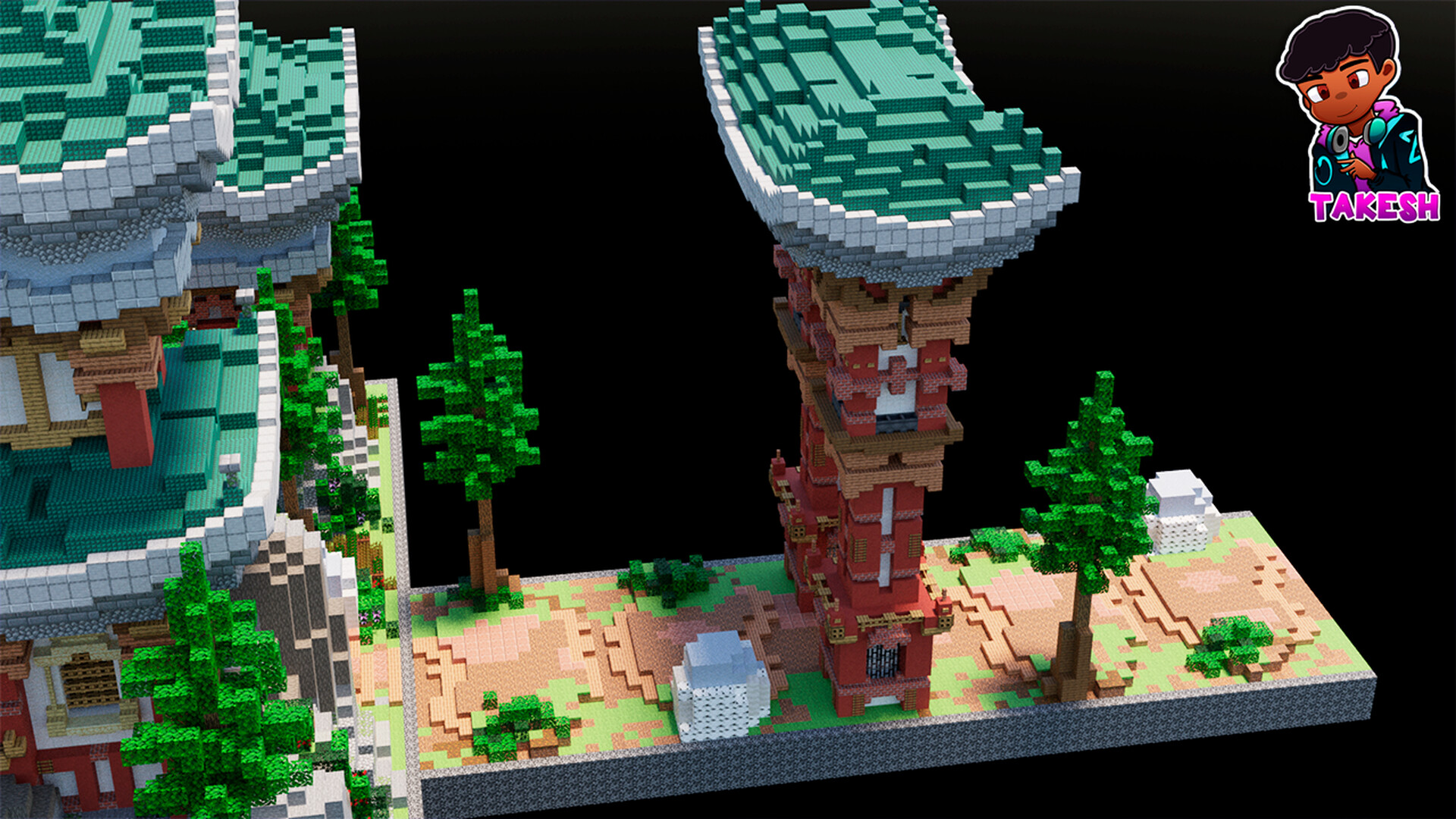 ORIENTAL SPAWN HCF/KITMAP + ROAD Minecraft Map