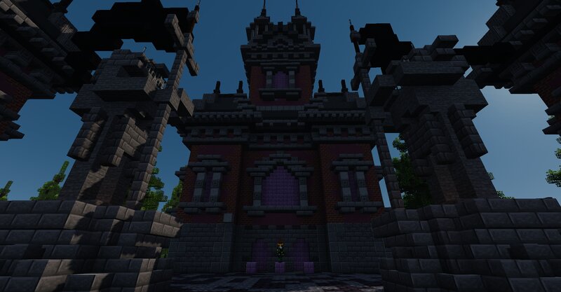 Island Lobby [ Purple Castle] Minecraft Map