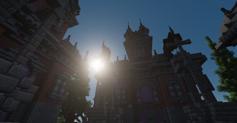 Island Lobby [ Purple Castle] Minecraft Map