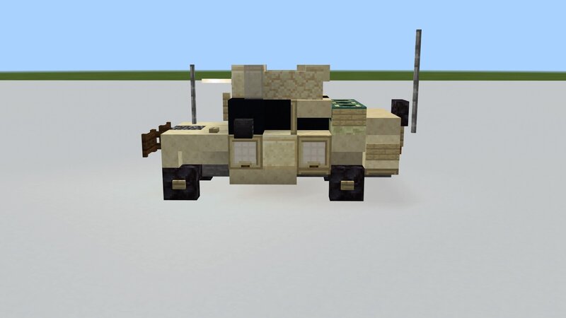 Humvee 1.5:1 Minecraft Map