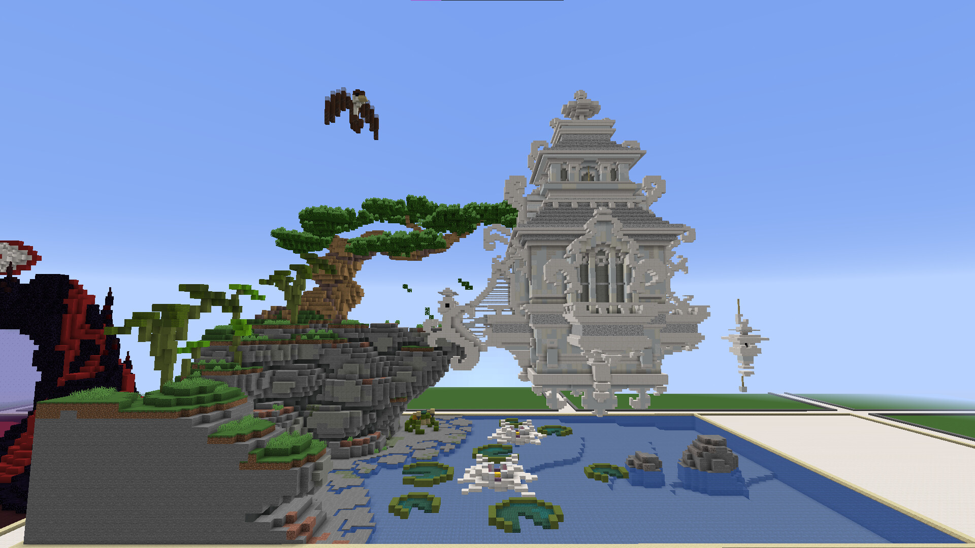 Fantasy White Baroque Minecraft Map