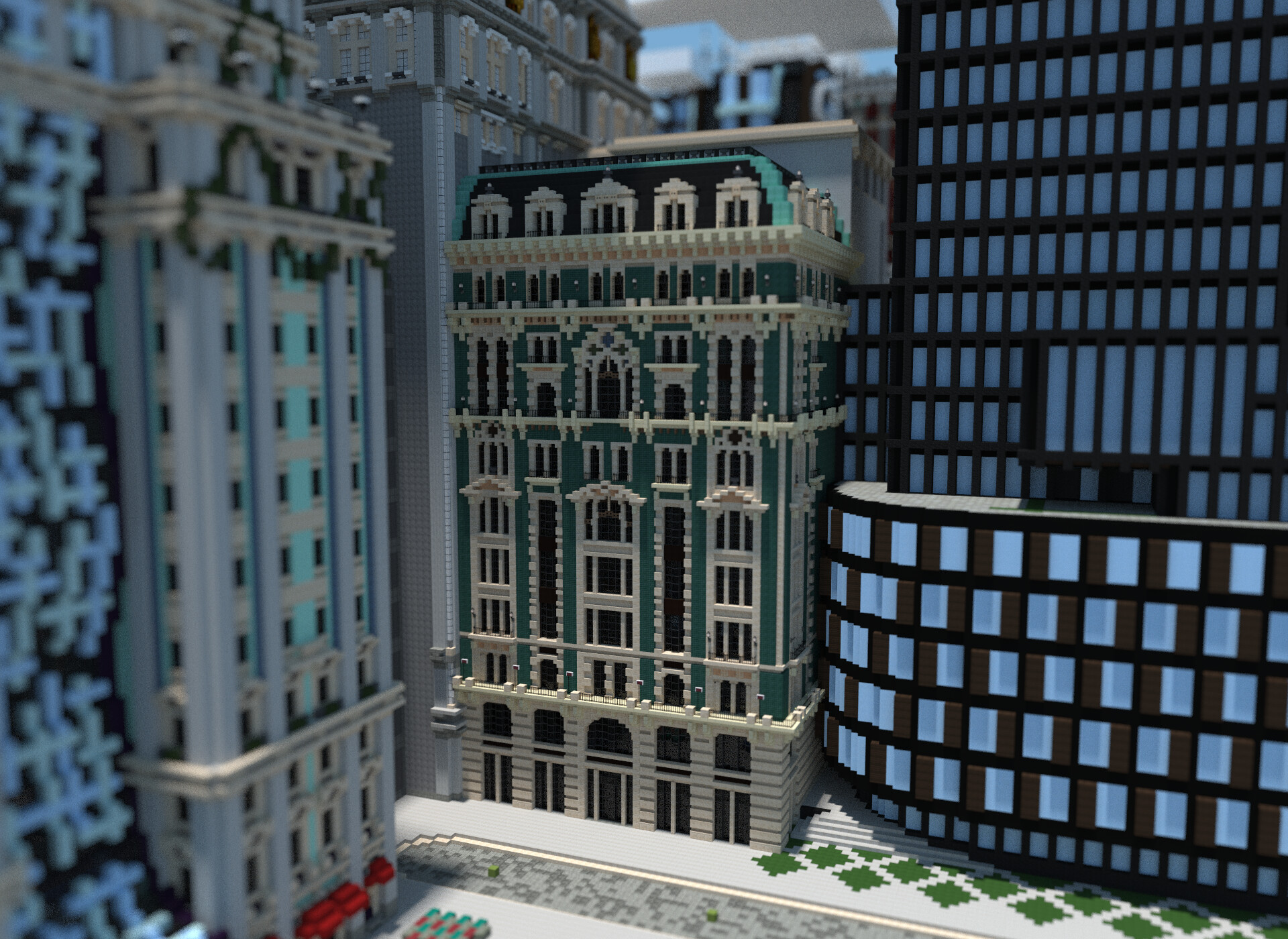 Jade Palace Building | Capitol Minecraft Map