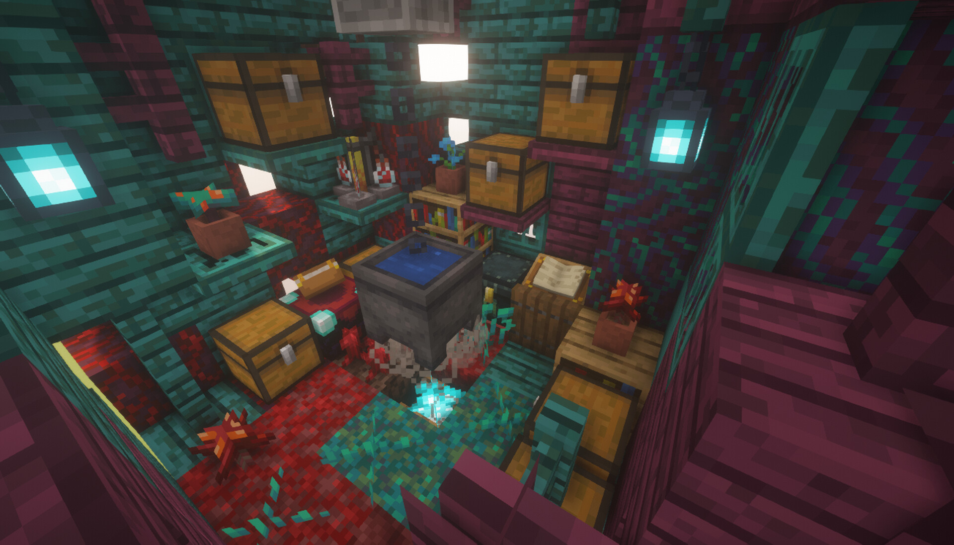 Willow Tree Witch House - Nether Inspired blocks [Crimson and Warped ...