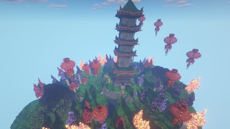 Japanese-Tower Lobby Minecraft Map