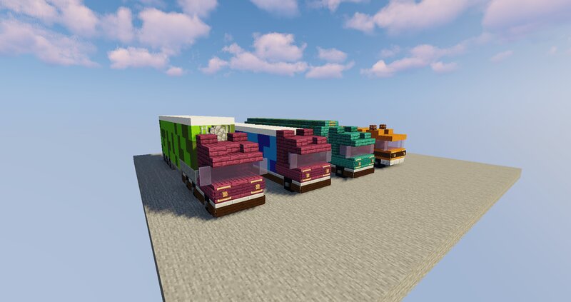 Trucks, garbage truck and tanker truck / LKW, Müllwagen und Tankwagen ...