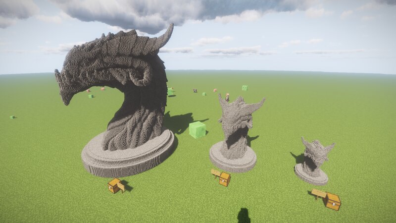 Dragon Head Minecraft Map
