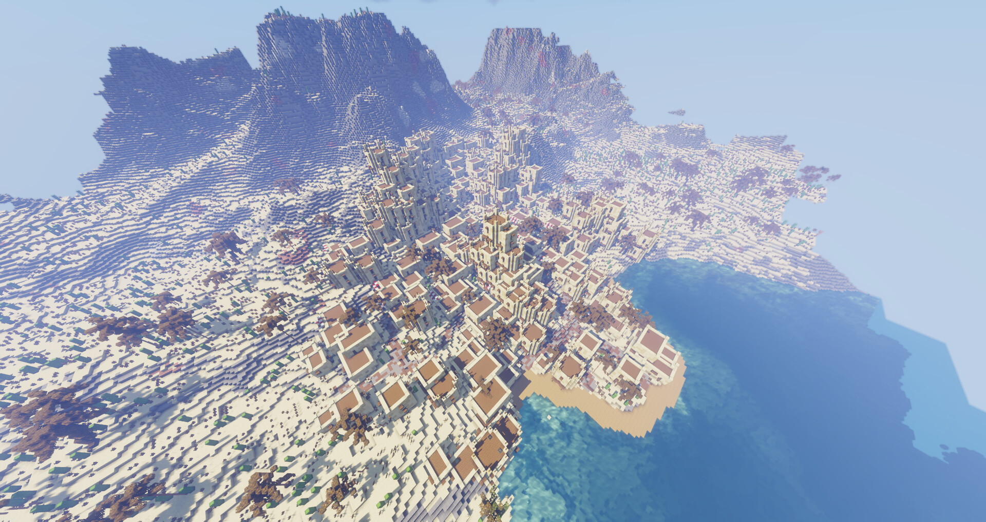 FREE Desert Builds Schematics Minecraft Map