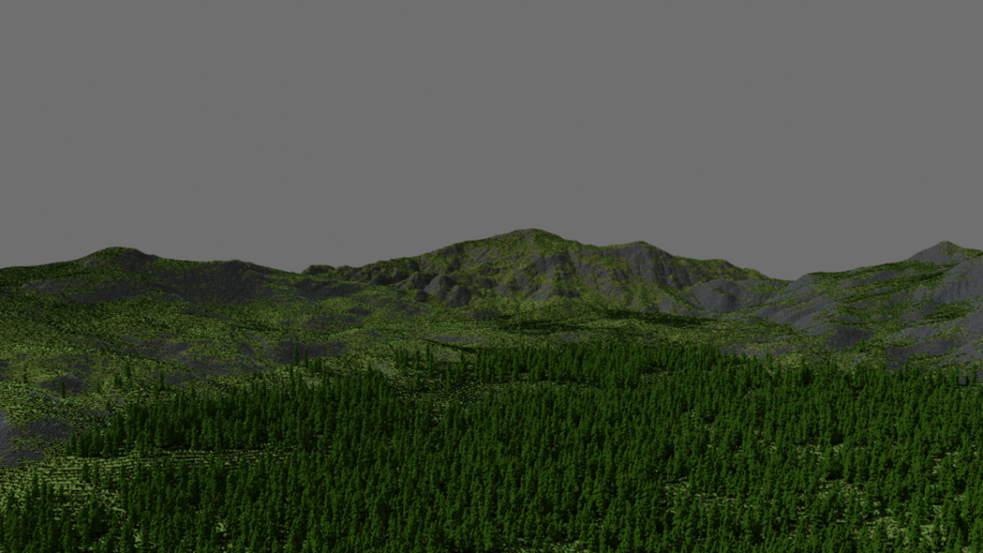 Worldpainter Mountains 2000x2000 Minecraft Map