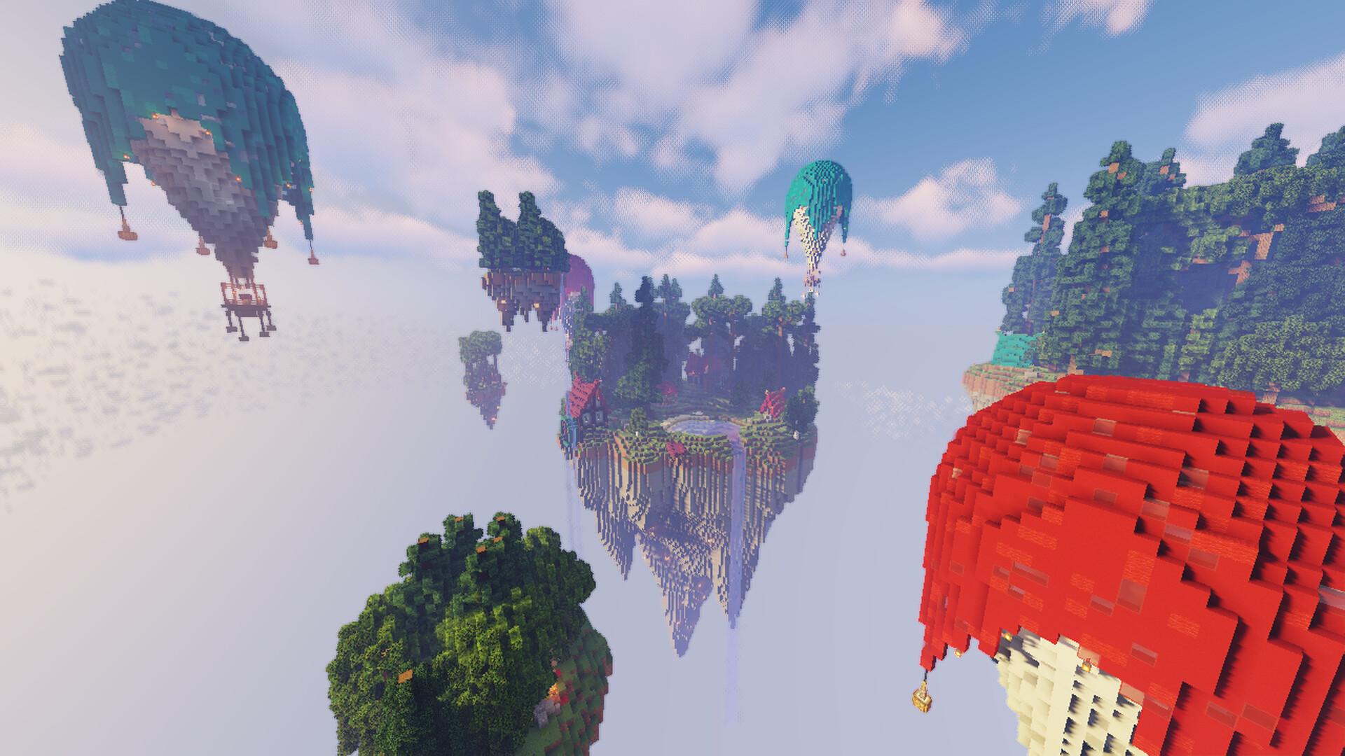 Flying Islands - Server Lobby 1.16.x Minecraft Map