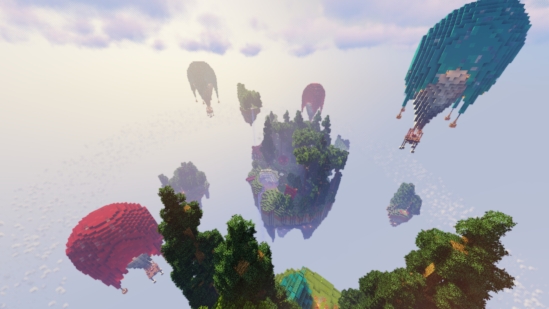 Flying Islands - Server Lobby 1.16.x Minecraft Map