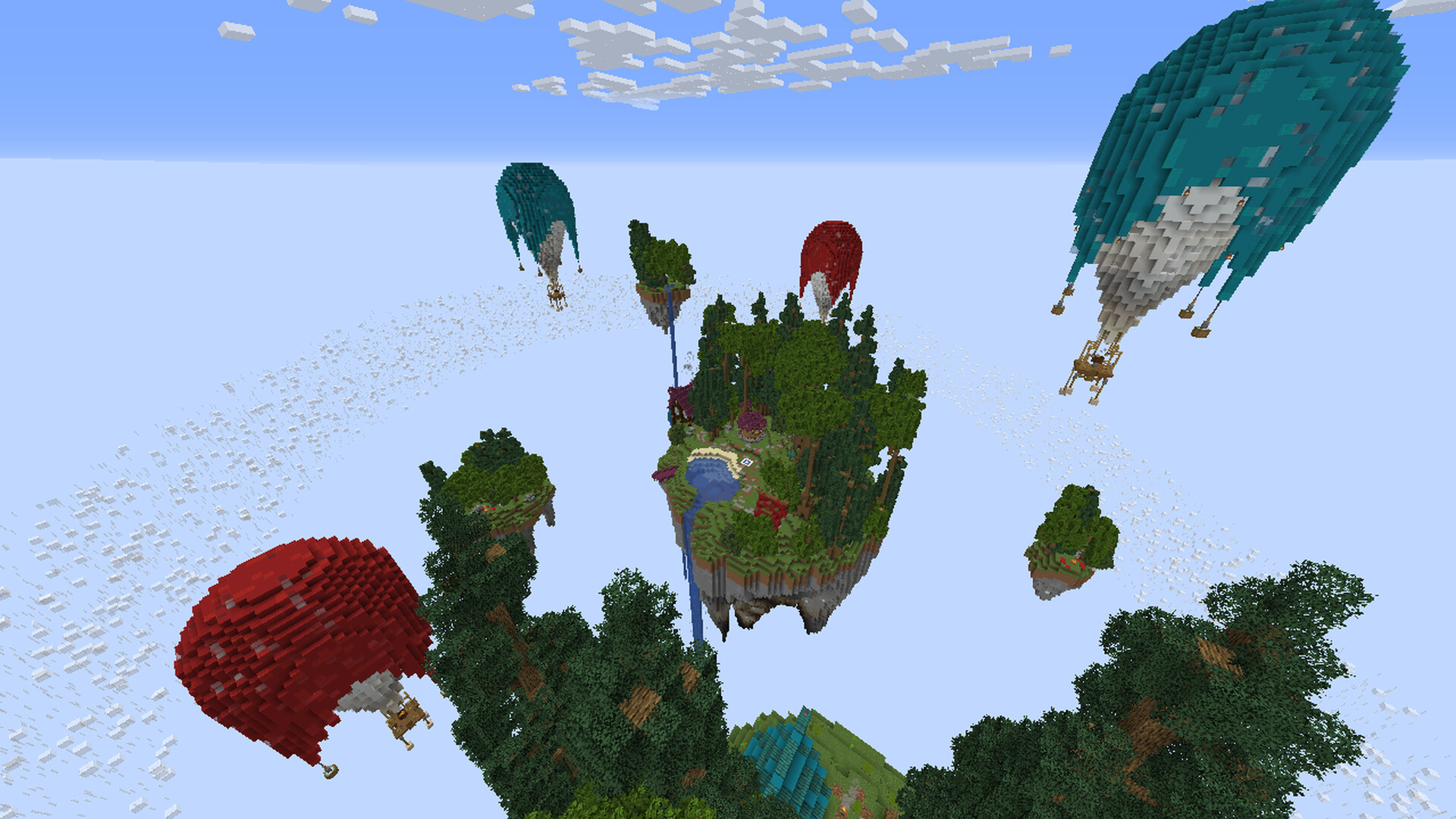 Flying Islands - Server Lobby 1.16.x Minecraft Map
