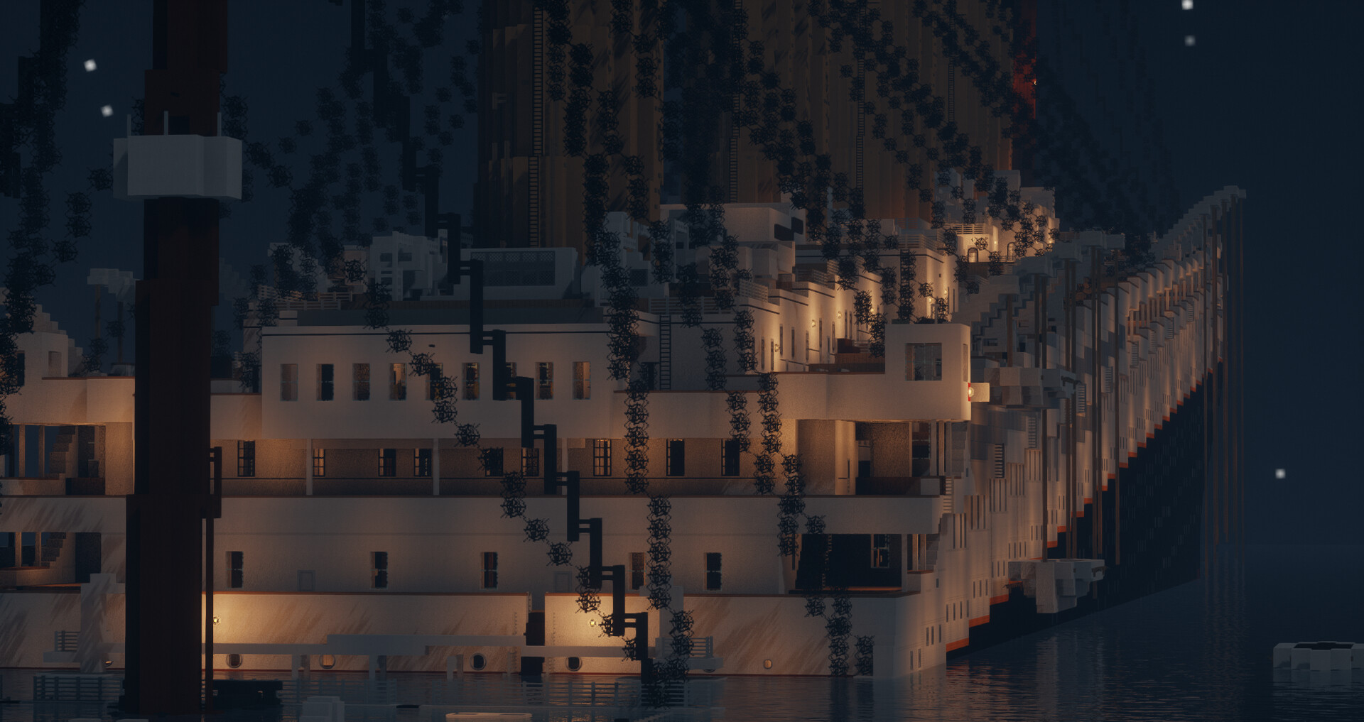 RMS Titanic Sinking | Full interior (Download) Minecraft Map