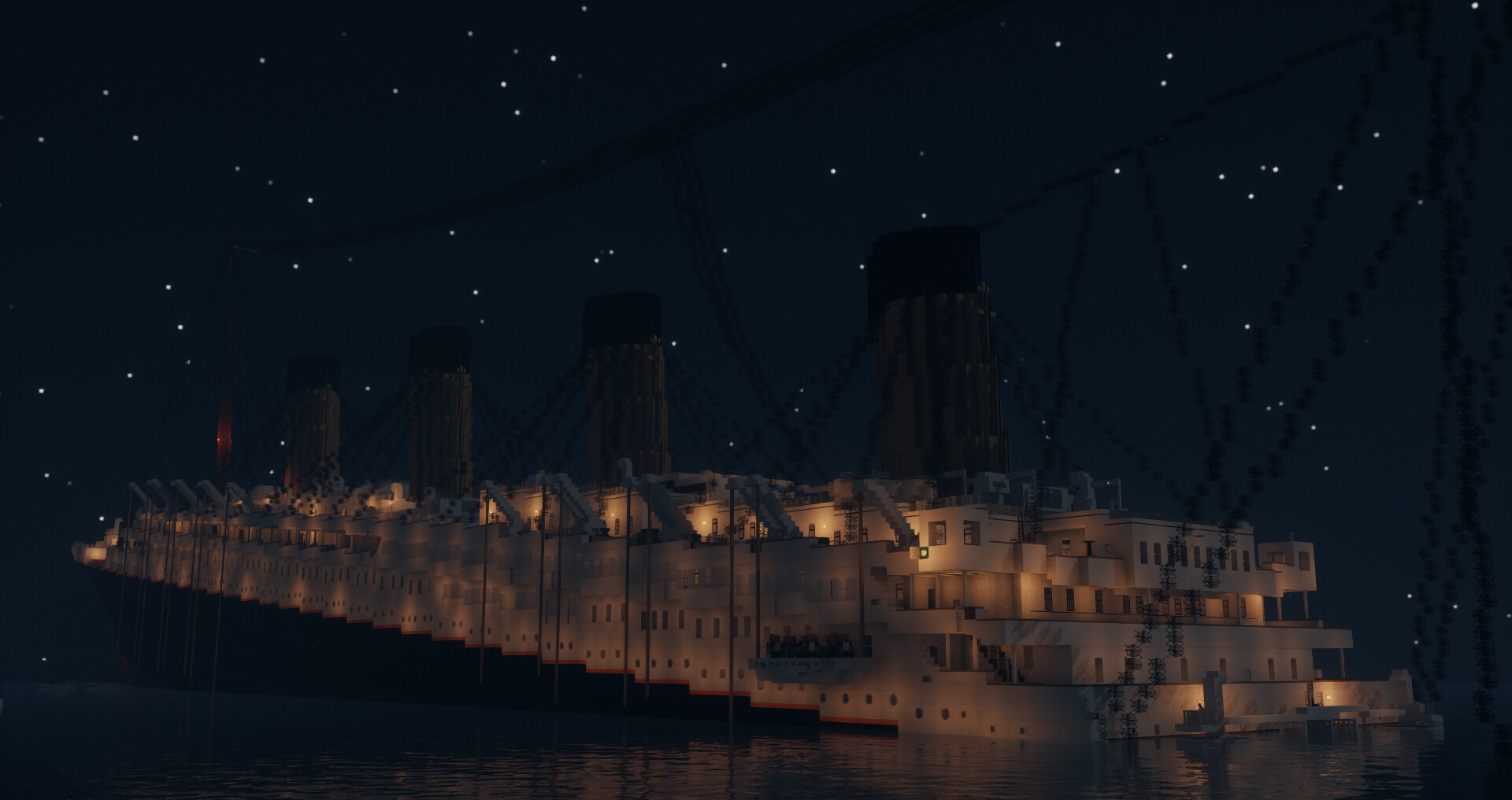 RMS Titanic Sinking | Full interior (Download) Minecraft Map