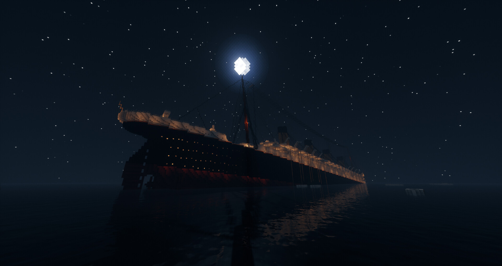 RMS Titanic Sinking | Full interior (Download) Minecraft Map