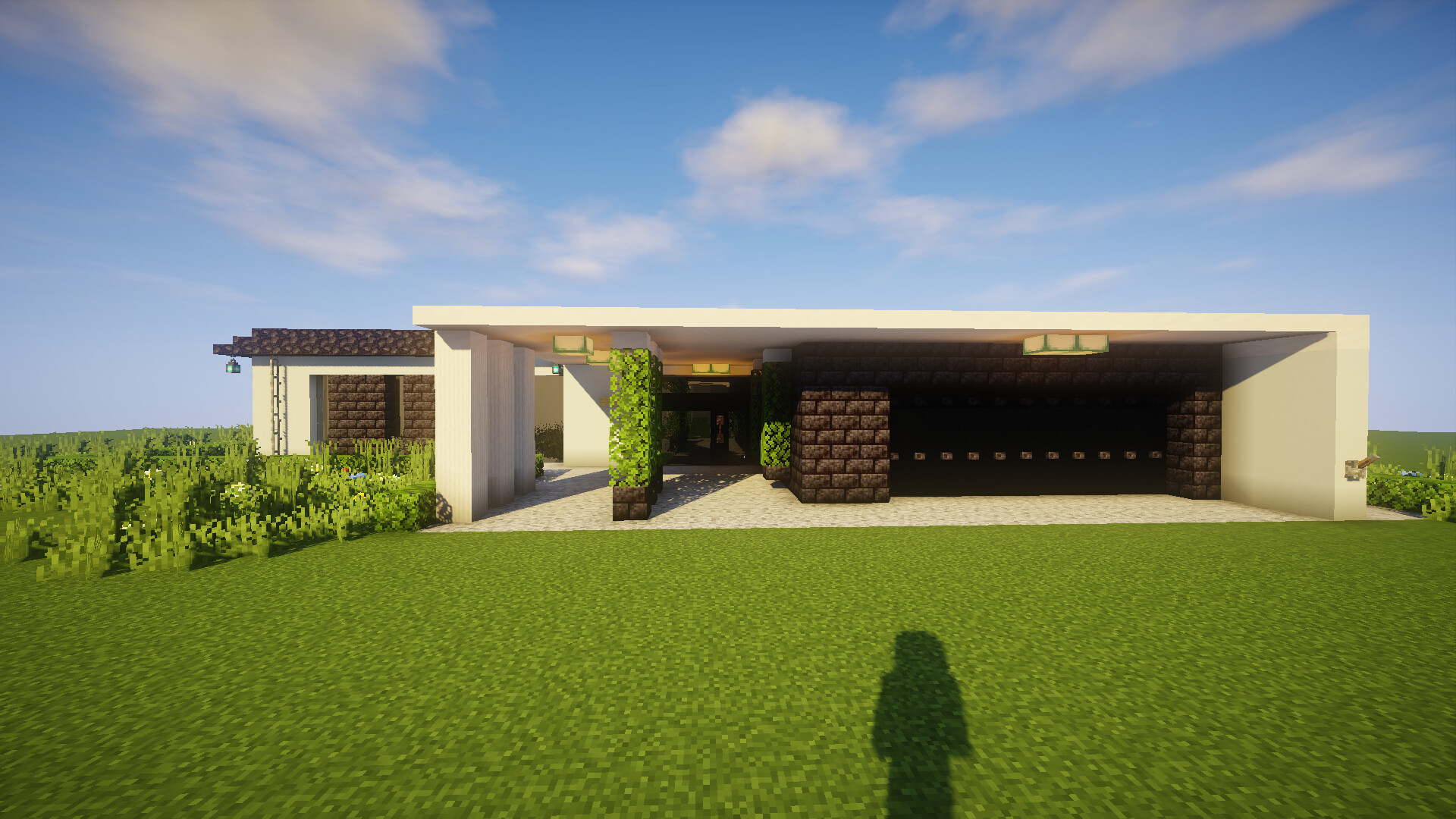 One-story villa Minecraft Map